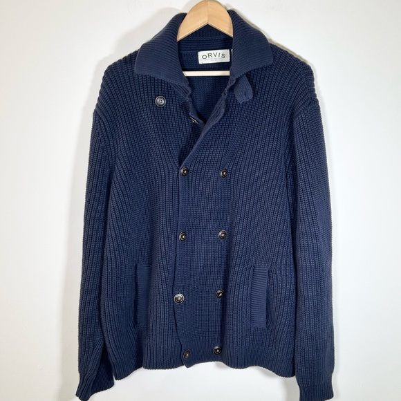 Orvis | Sweaters | Orvis Double Breasted Cardigan Sweater Mens Large ...